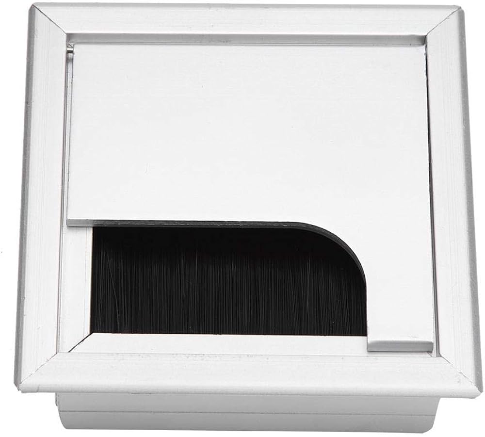 BTC Imported Computer Desk Plastic Organized Wire Grommet Cable Wire ...