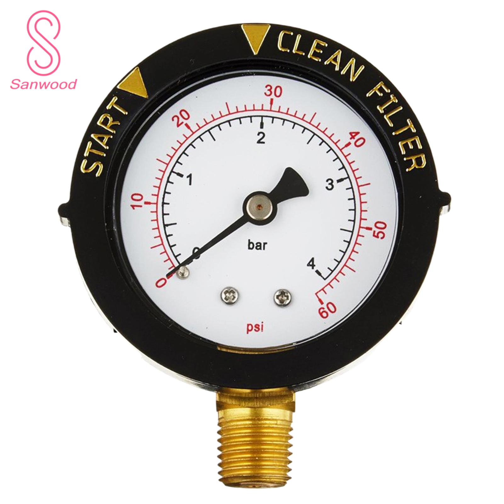 Weather-resistant Pressure Gauge Water Pump Pressure Gauge for Swimming ...