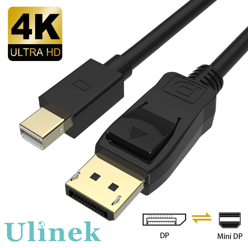 Ulinek Mini DisplayPort to DisplayPort 2M Cable | Daraz.pk