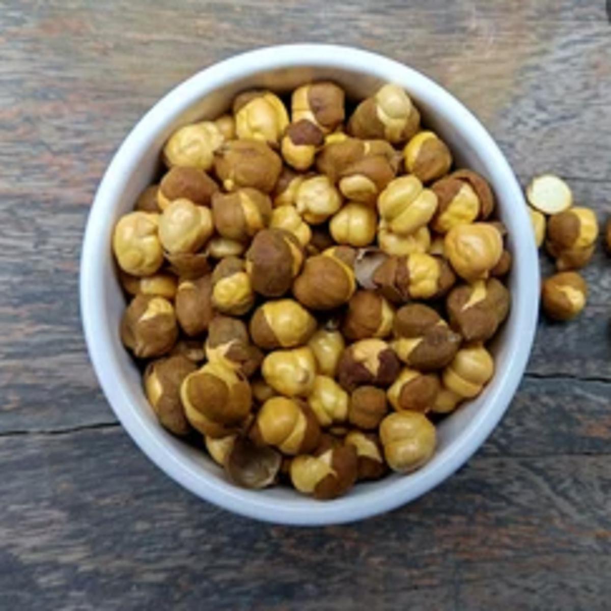 pack of 1KG- roasted channa fresh roasted chickpeas, good product ...