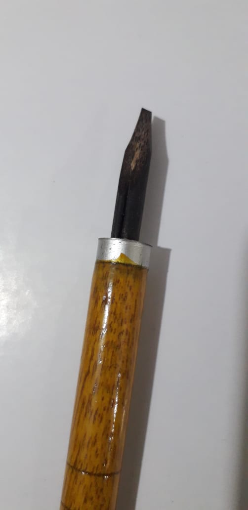 Arabic Urdu Calligraphy Pen Qalam Kalam Bamboo Jawi Jawa with Malaysian handle light color(1mm ...