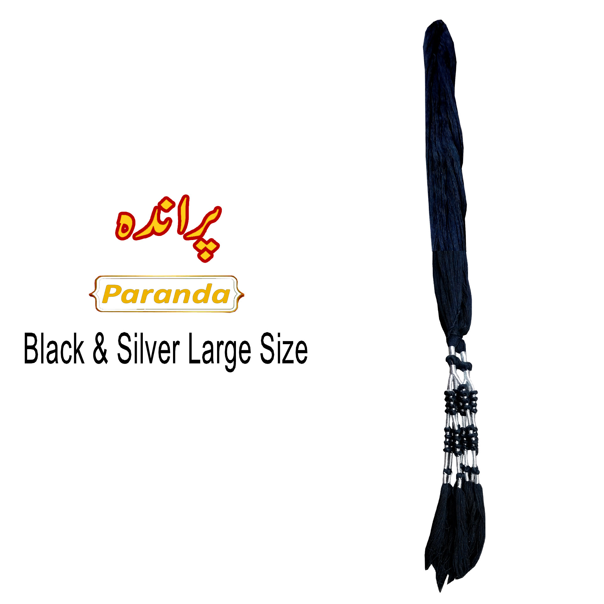 Handcrafted Punjabi Paranda Hair Extension, Multi-color Tassels ...