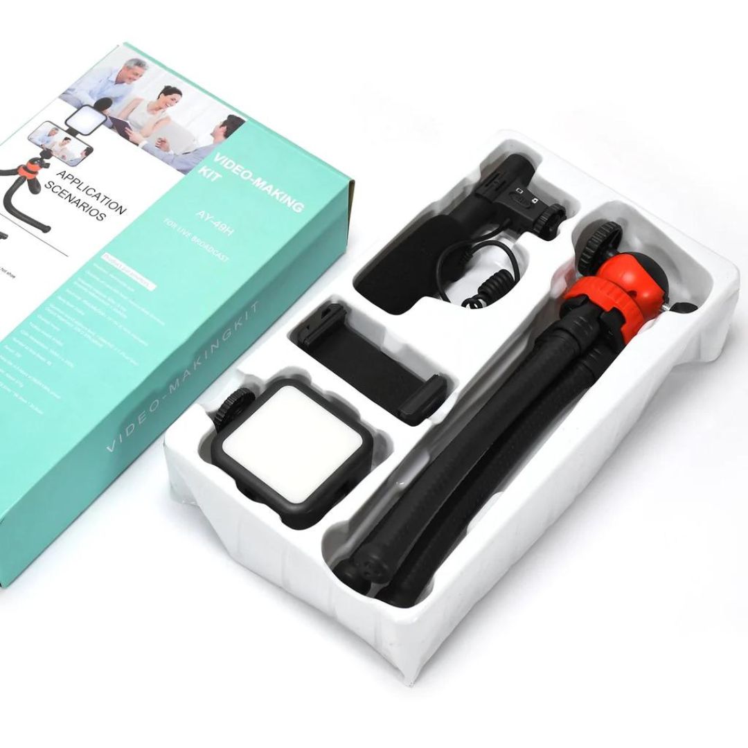 New AY-49H Vlogging Video Shooting Kit For Mobile Phones - Youtube ...