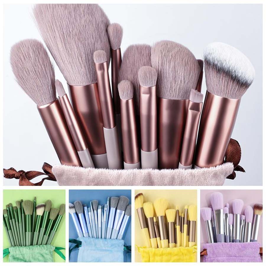 Miss Rose 13 Pcs (Eyeshadow, Foundation, Blusher, Kabuki) Set Of Makeup ...