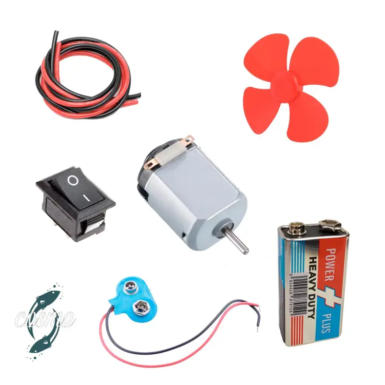 DC Motor Combo Pack With DC Motor ,1 Fan,1 Battery With, 45% OFF