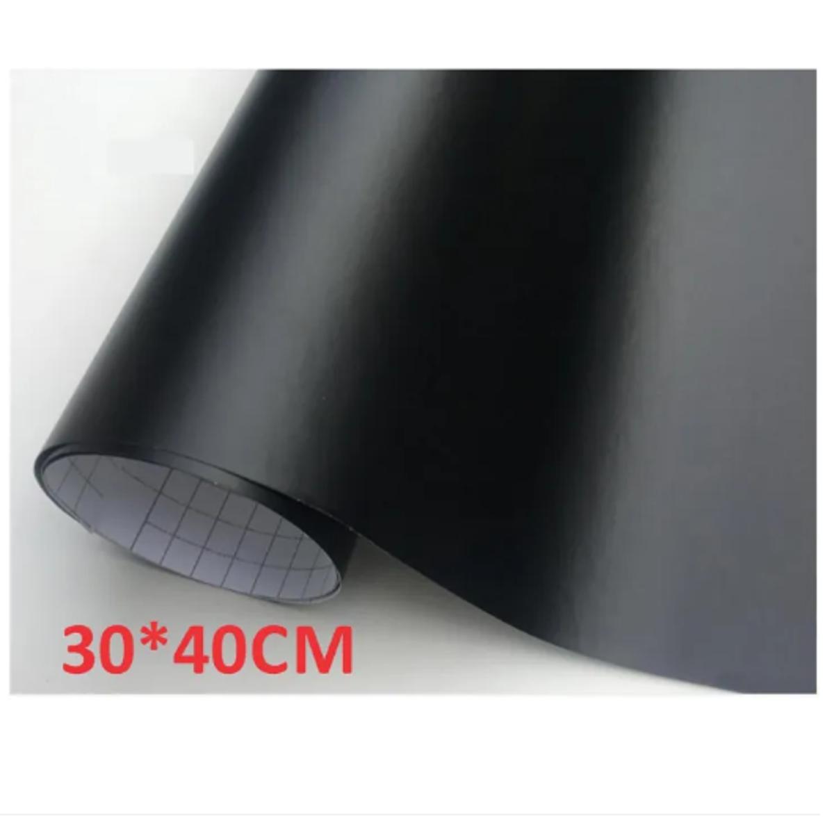30cmx40cm Matte Black Vinyl Car Wrap Sheet | Daraz.pk