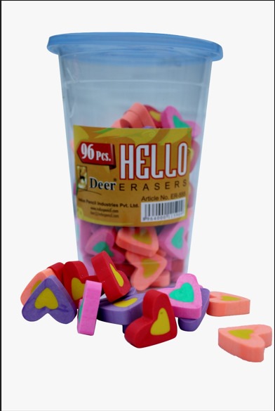 Deer Hello Eraser Jar(96 Pcs) | Daraz.pk