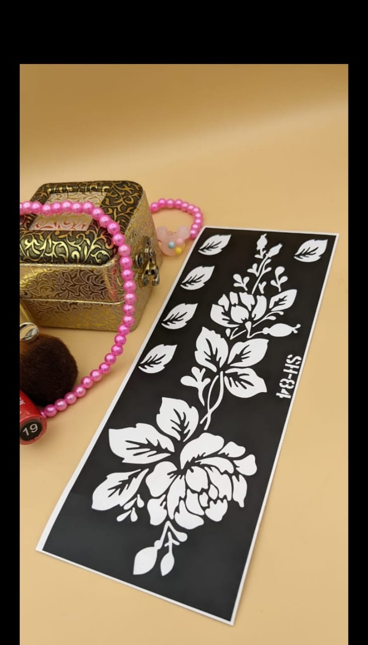 New Mehndi Design Henna stencil mehndi sticker 13 | Daraz.pk