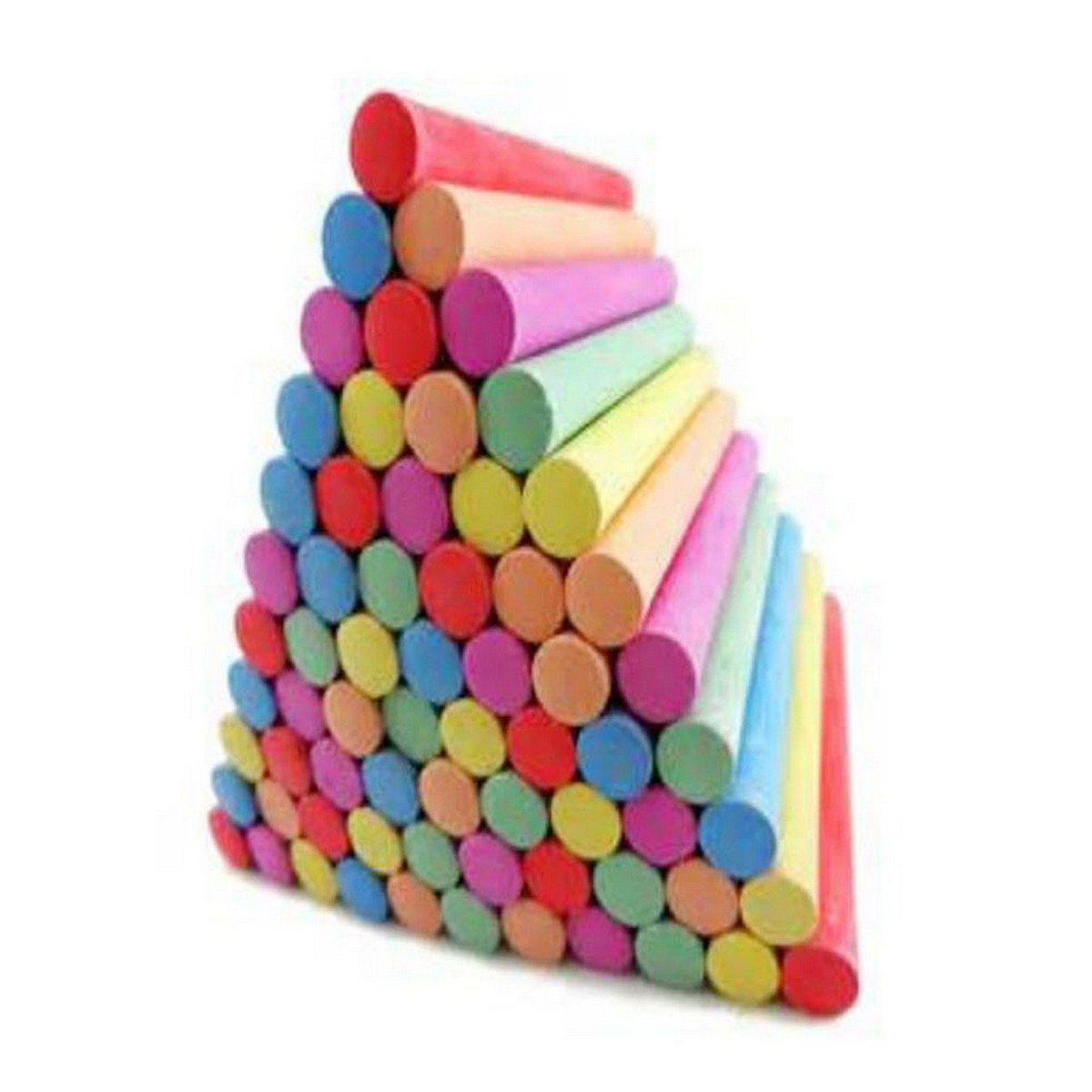 Pack of 50 - Colorful Chalk - Colorful Board Chalk | Daraz.pk