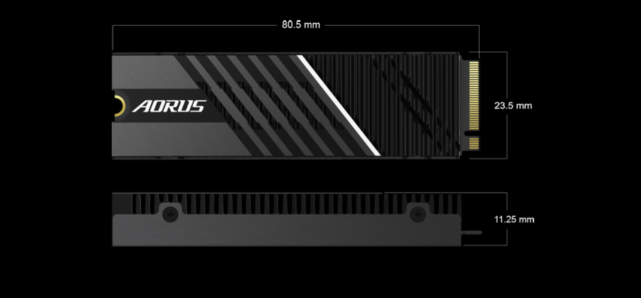 GIGABYTE AORUS 1TB Gen4 M.2 2280 NVMe SSD With Heatsink — PakSell