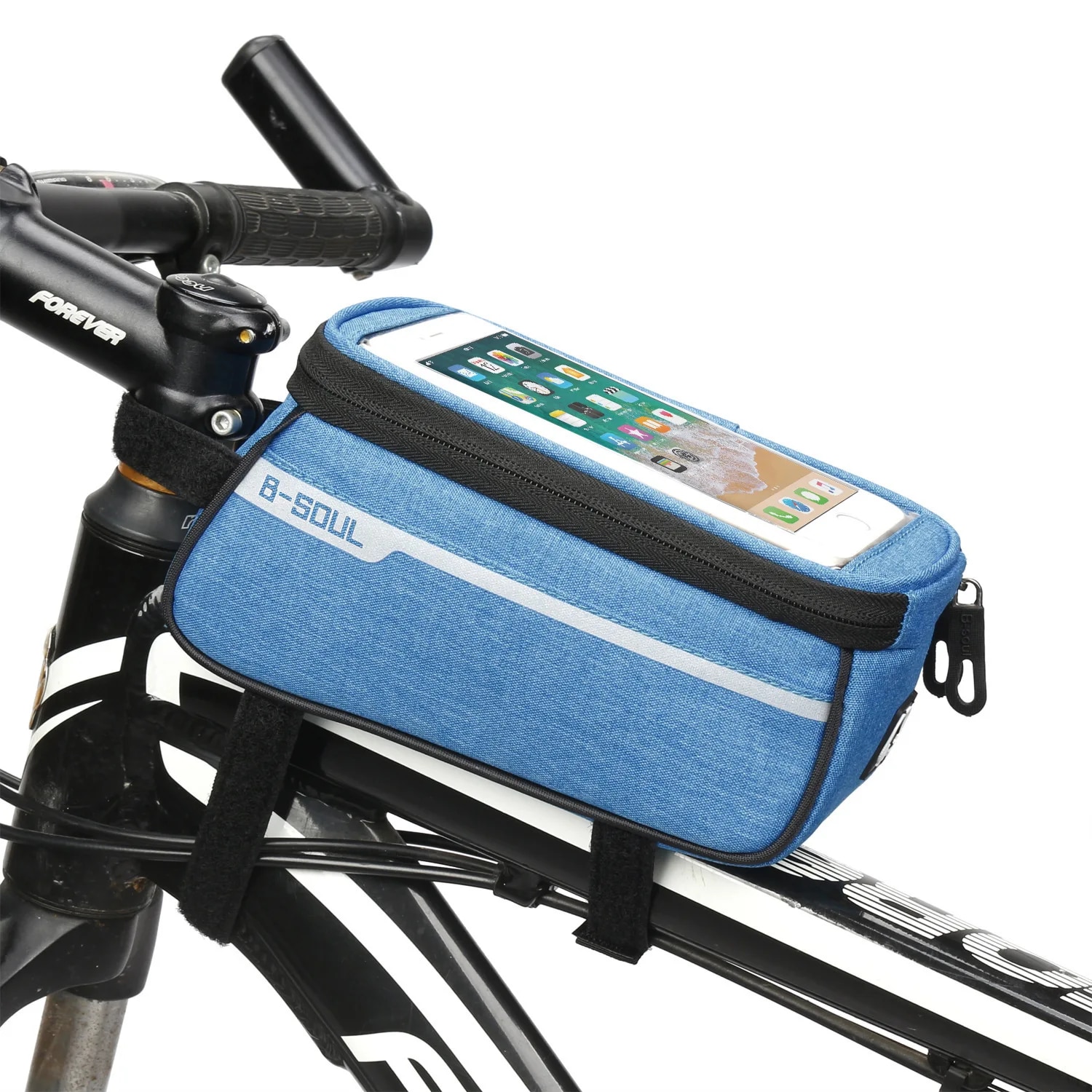 Waterproof Bicycle Bag Nylon Bike Cyling Cell Mobile Phone Bag Case 5.5 ...