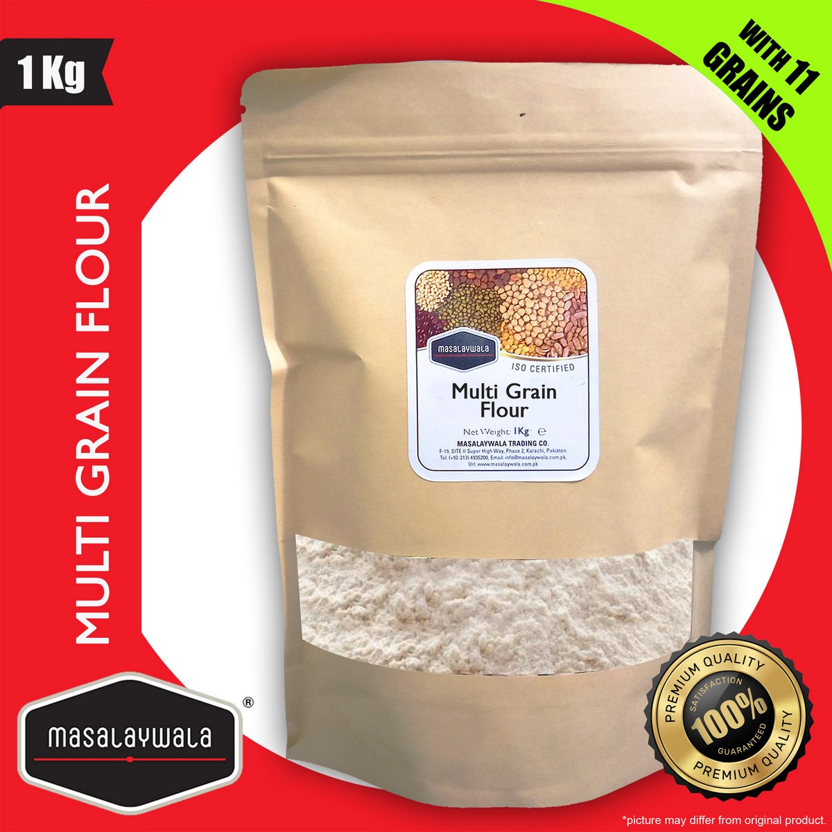 Multi Grain Diet Flour with 11 Grains 1 Kg | Daraz.pk