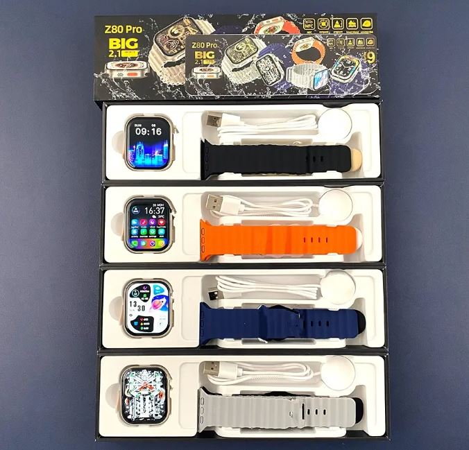 Z80 Pro - Smart Watch - Display 2.1 Inch Series 9 - Smartwatch - Sports ...