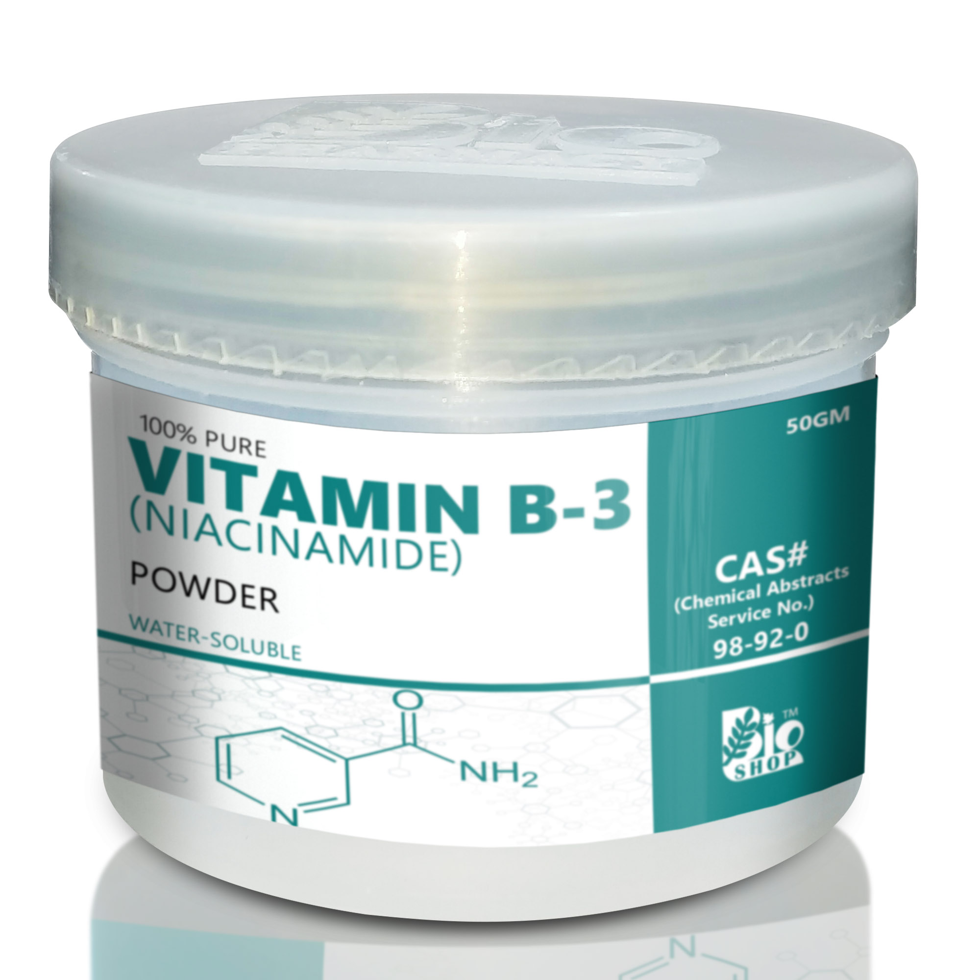 Niacinamide Powder Bio Shop™ 50gm | Vitamin B3 Powder Best for Skin ...
