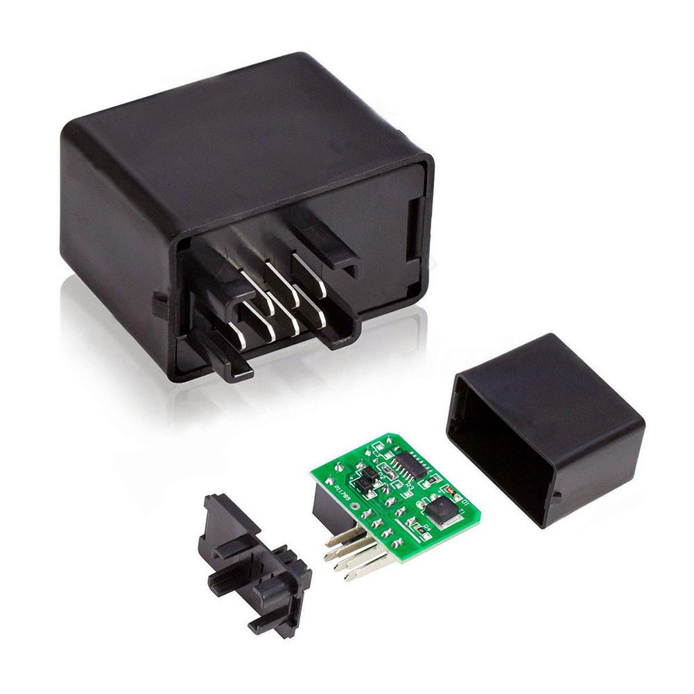 Plastic flash relay-1 x 7-pin Flasher relay-Black | Daraz.pk