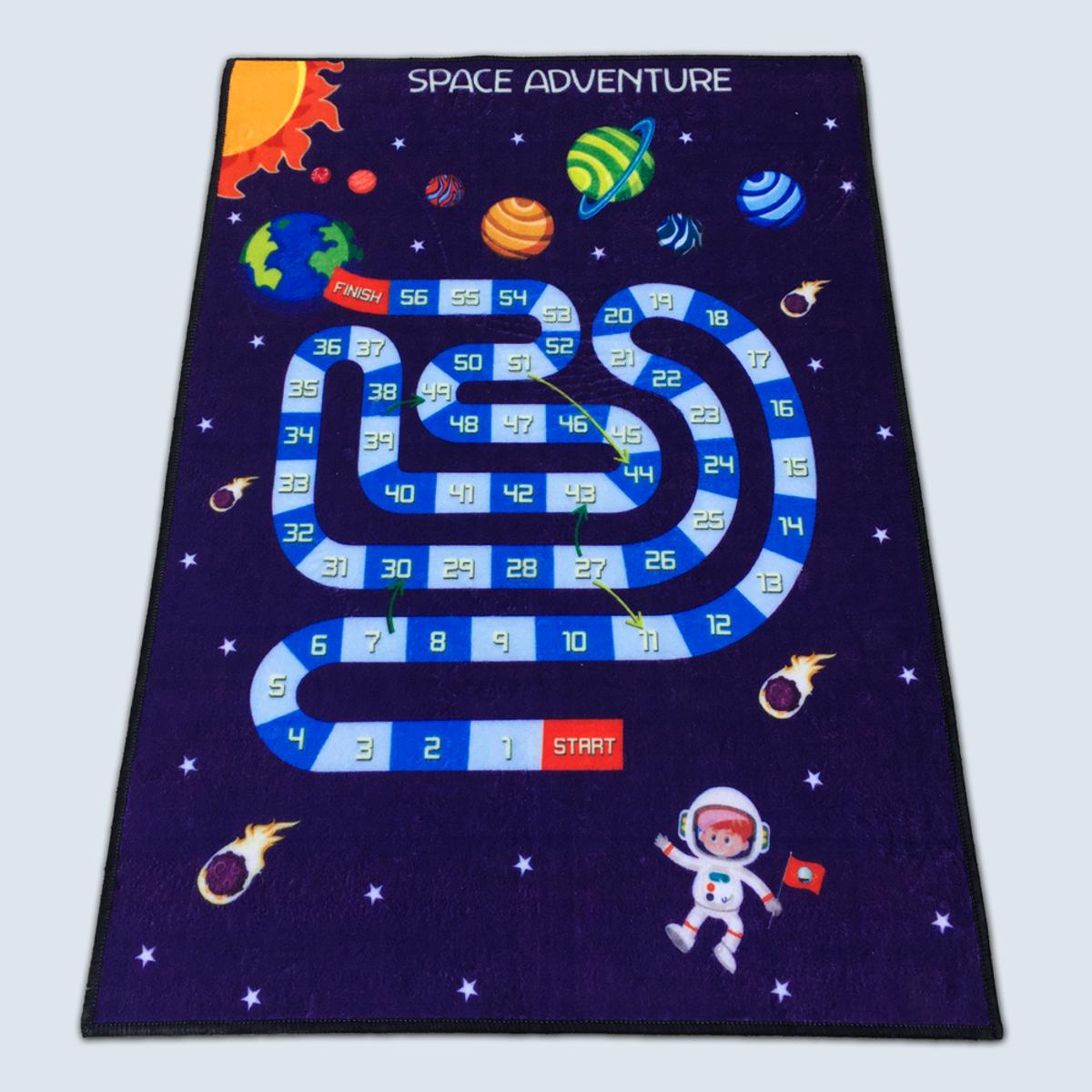Sajalo Space Adventure Kids Rug 100 x 135 cm (3 x 4.5 feet) | Daraz.pk