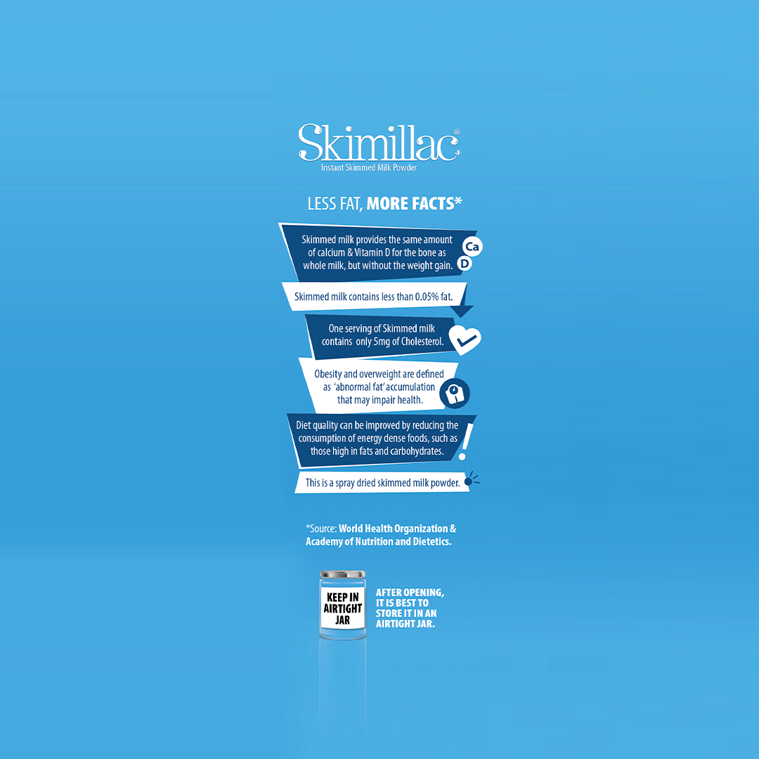 Skimillac - Skimmed Milk Powder 500 Gms Tin | Daraz.pk
