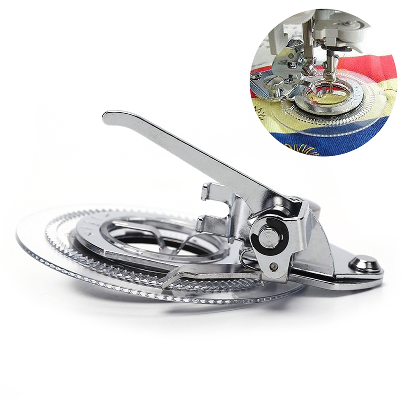 Multifunctional flower stitch circle embroidery presser foot for sewing ...
