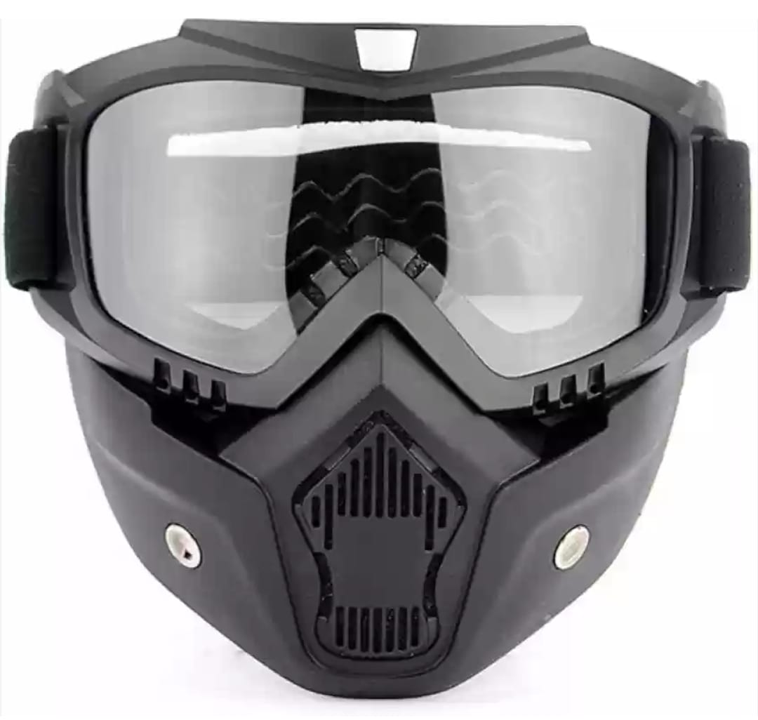 Motorcycle Helmet Mask, Windproof Motorcycle Riding Goggles, UV ...