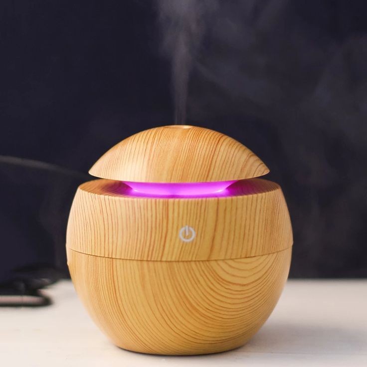 Portable Mini Wooden Humidifier | USB Desktop Humidifier for Car ...