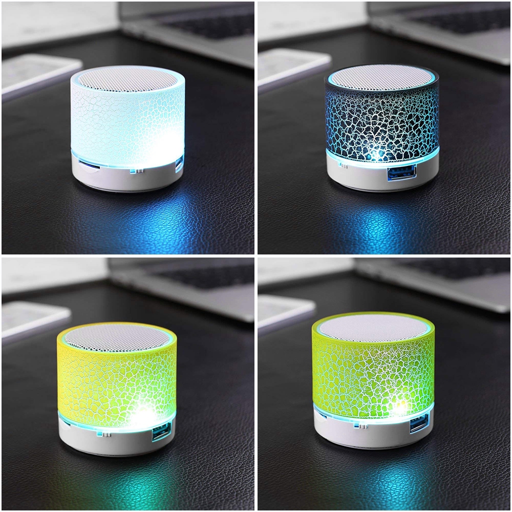 Mini Portable Bluetooth & Rechargeable Speaker with Light + SD Card ...