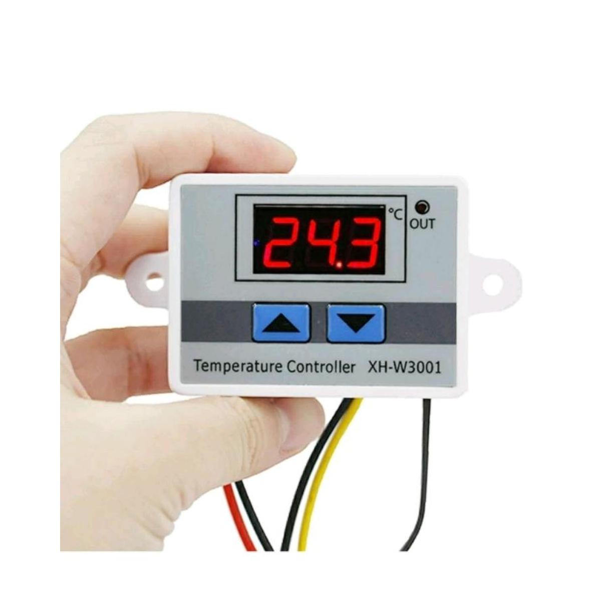 Digital LED Thermometer Temperature Controller AC220V 10A Thermostat ...