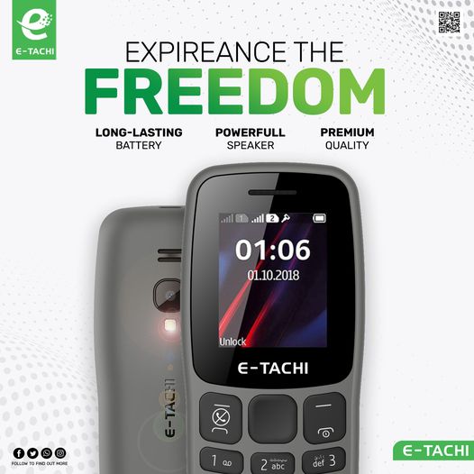 Etachi B13 VIP, Same Like Nokia 106, Dual Sim, PTA Approved with 1 Year ...