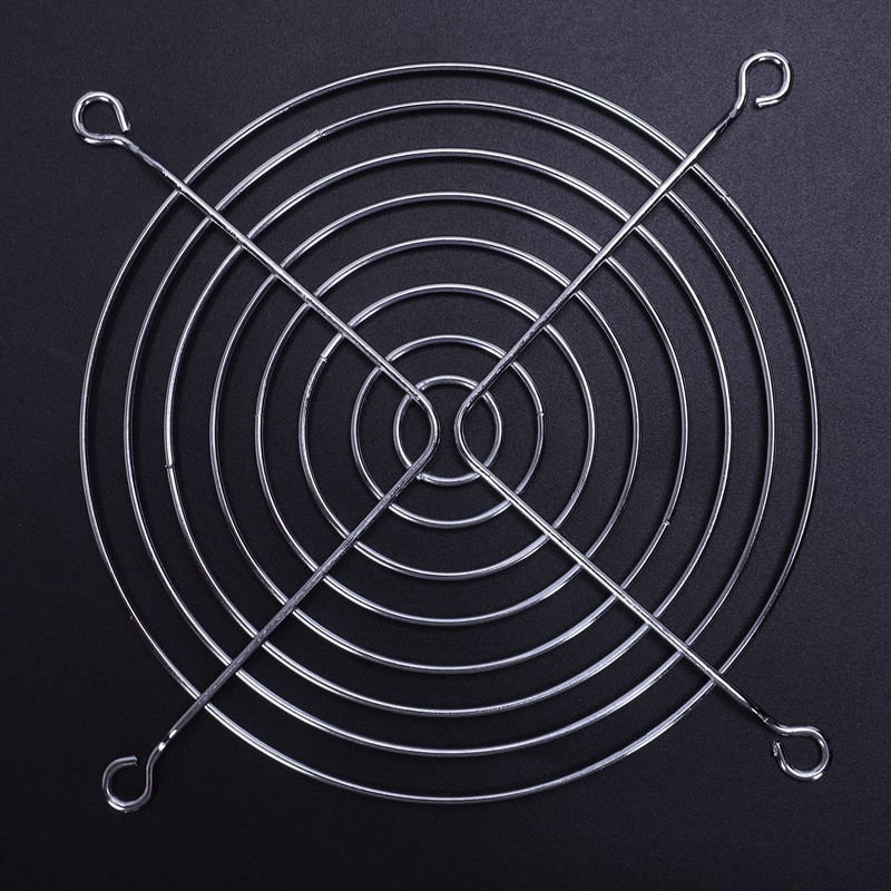 Fan Grill Guard For 3’x3’ PC DC Fan 120mm Silver Tone - CPU Fan Grill ...