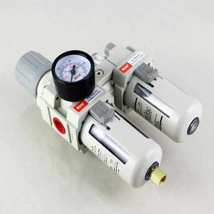 Pneumatic FRL Combination AC4010-04 1/2 inch automatic drain air filter pressure regulator and ...