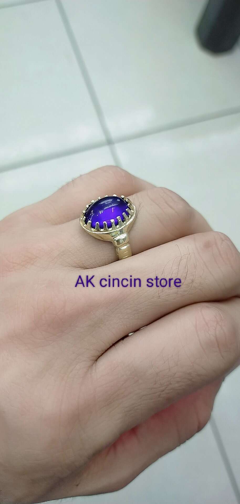 Ring Stone Nilam Asli | Daraz.pk