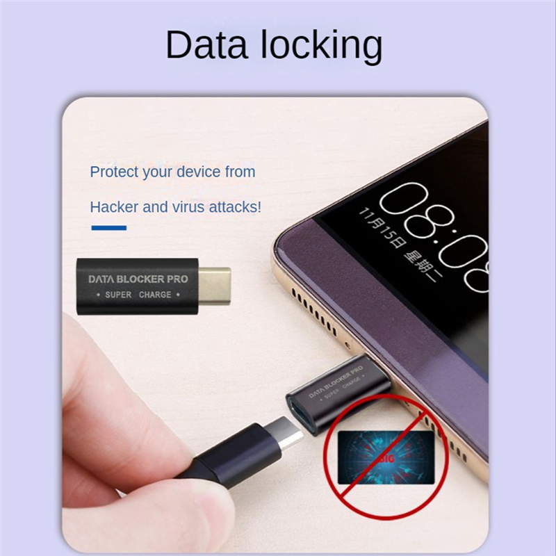 Bettyabecky 2pc USB Type-C Veri Engelleyici Usb-C Juice Jack Fiyatı