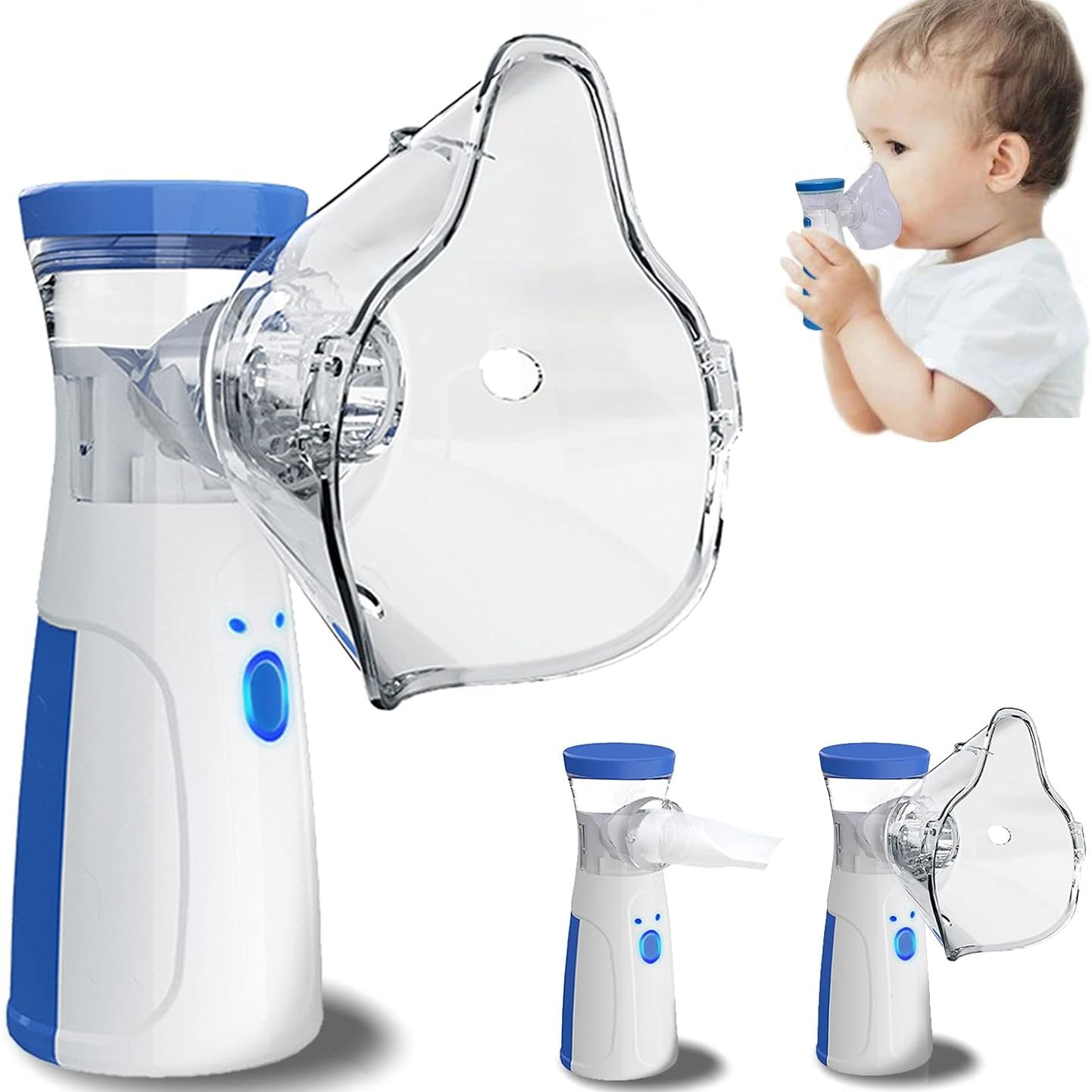 Mini Mesh Nebulizer Machine For kids and adults - Soundless Nebulizer ...