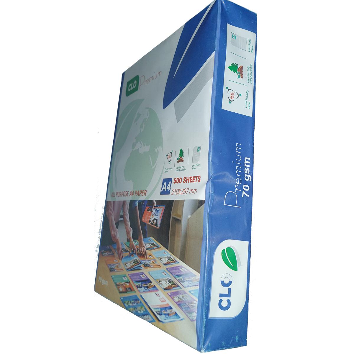CLO Premium A4 Paper 70GSM - Pack of 1 Ream | Daraz.pk