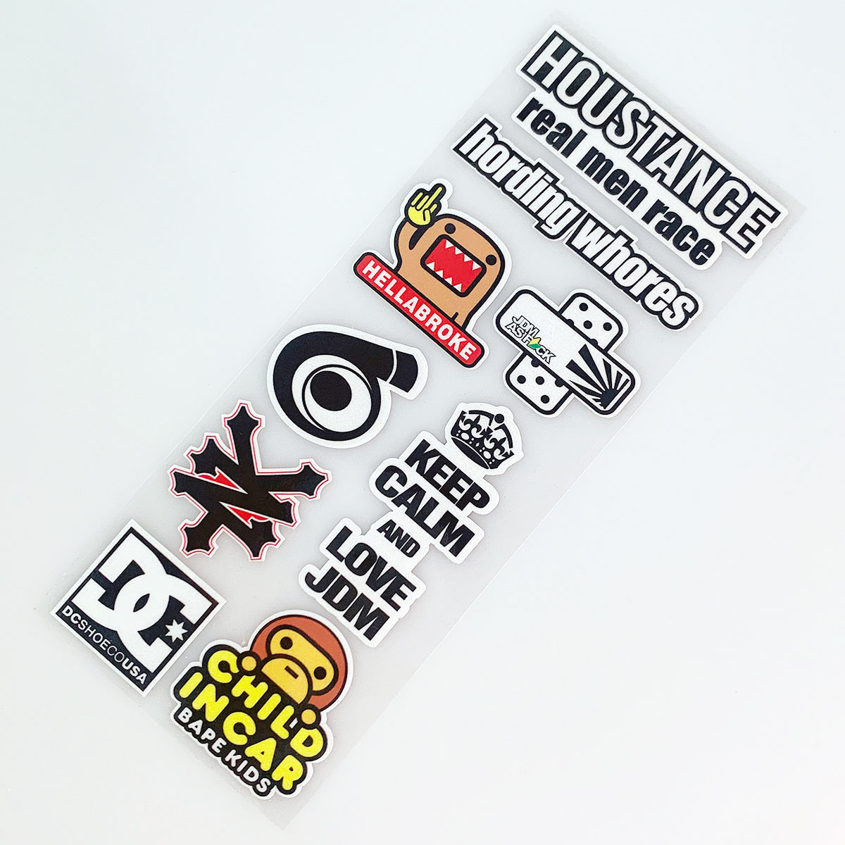 Reflective JDM Motorcycle Sticker Set A Win Win for Sponsor Brands ...