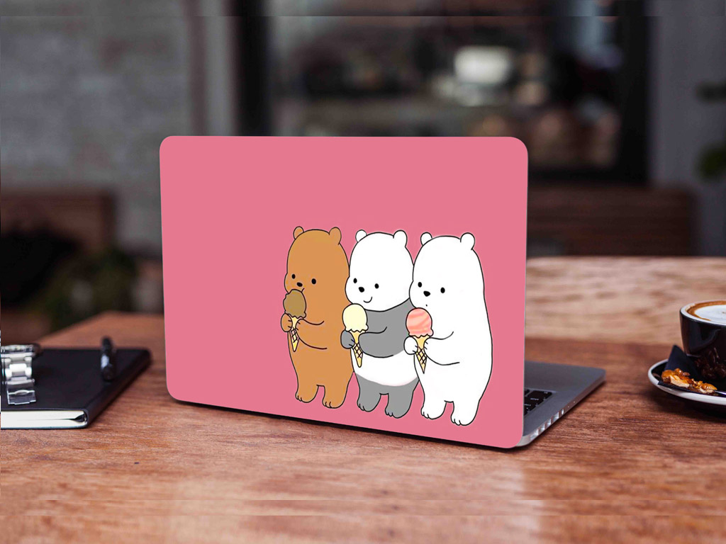 We are bears / Cartoon Laptop Skin Vinyl Stickers Decal,12 13 14 15 15. ...