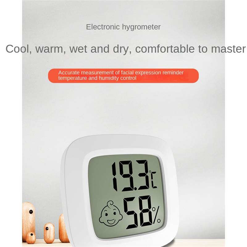 LCD Digital Hygrometer Thermometer Indoor Electronic Temperature ...
