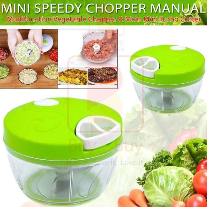 Manual food chopper Mini chopper grinder Hand powered | Daraz.pk