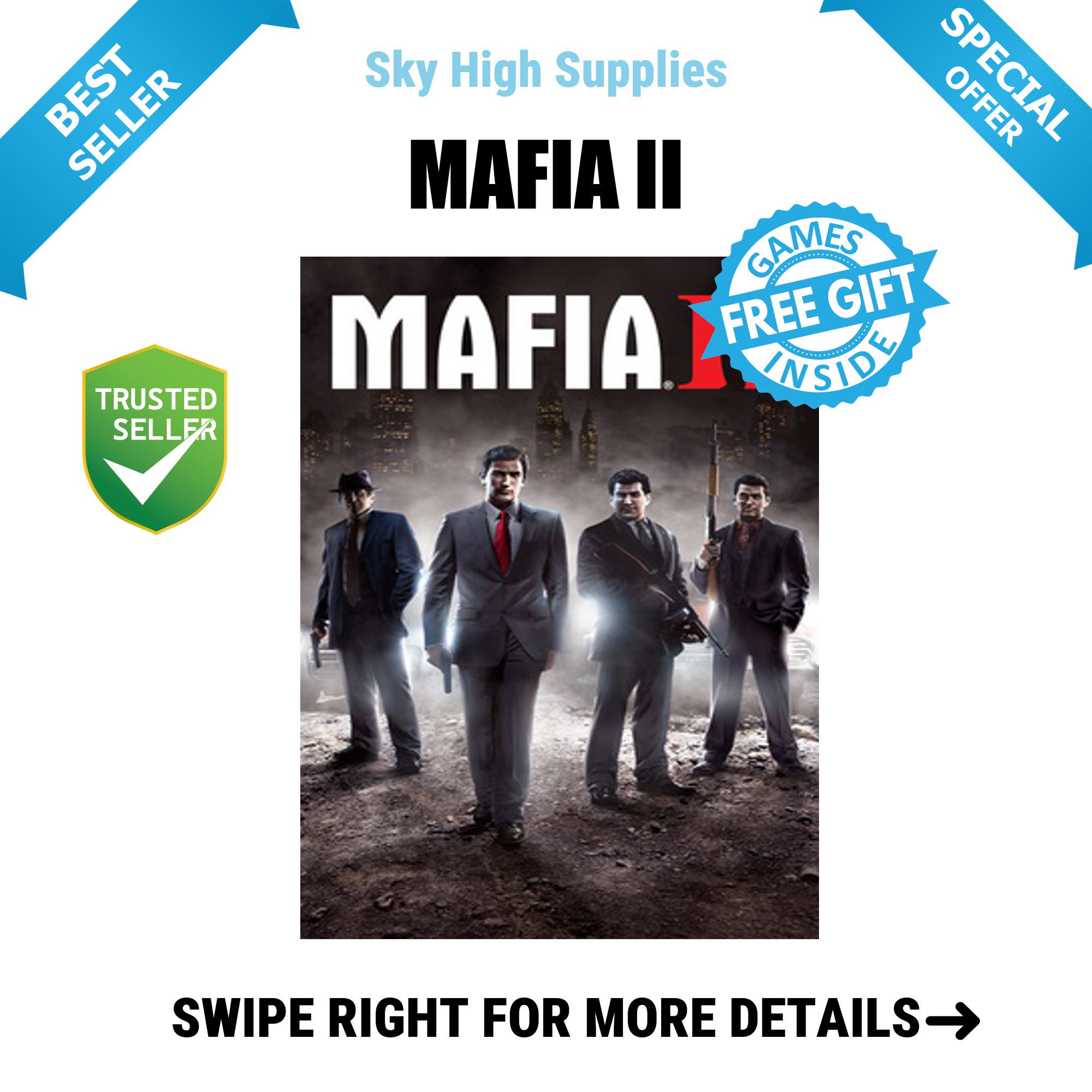 MAFIA II - GAME FOR PC (GOOGLE DRIVE/ MEDIAFIRE) - QR CODE + FREE GIFT ...