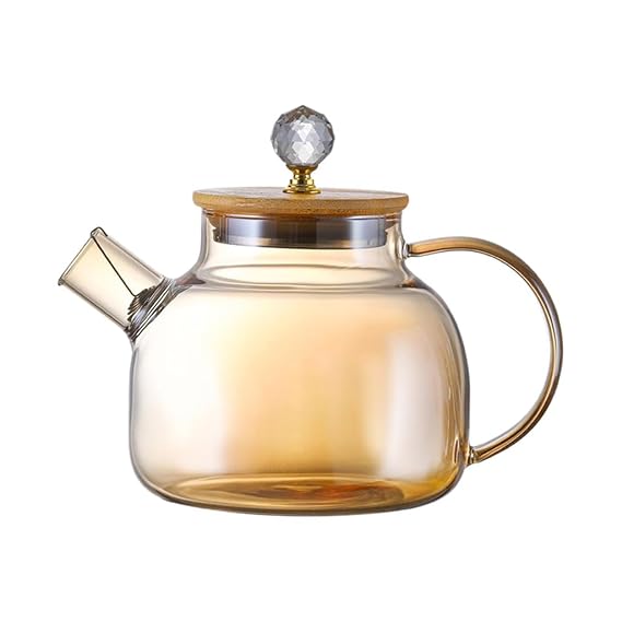 Teapot with Heat Resistant , Borosilicate Glass Teapot, Glass Tea ...