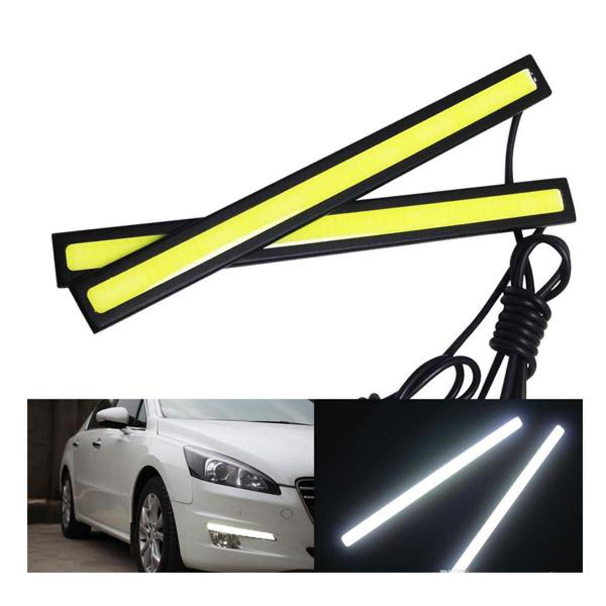 Led Daylight 17 Cm Universal Cob Light white - 2 PCs For Honda Civic ...