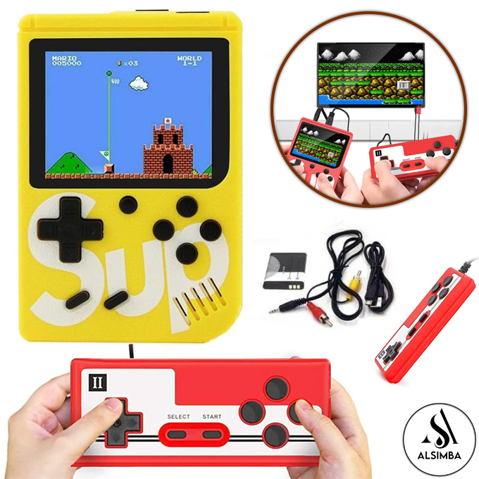 SUP 2 Player Game Box With Controller 400 In 1 Retro Video Game ...