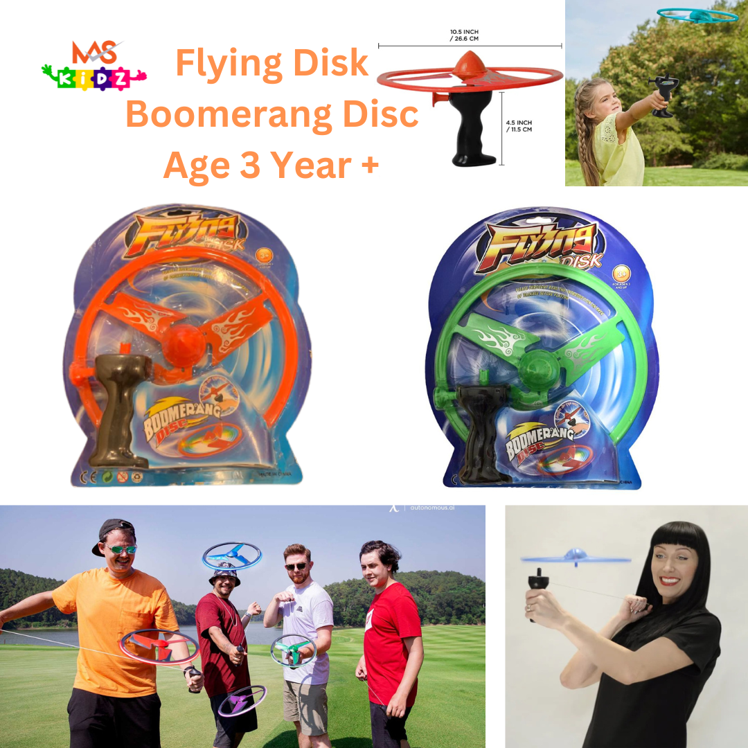 Flying Disk Boomerang Disc Flying Disc toy for kids UFO card indoor and ...