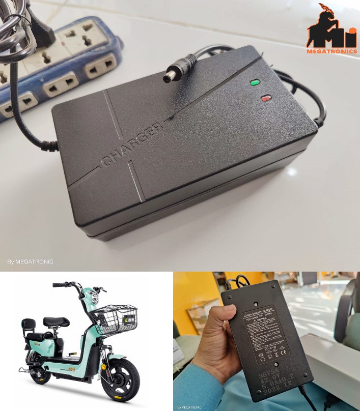 36V-42V 5A Ebike Electric bicycle charger lithium battery smart charger ...