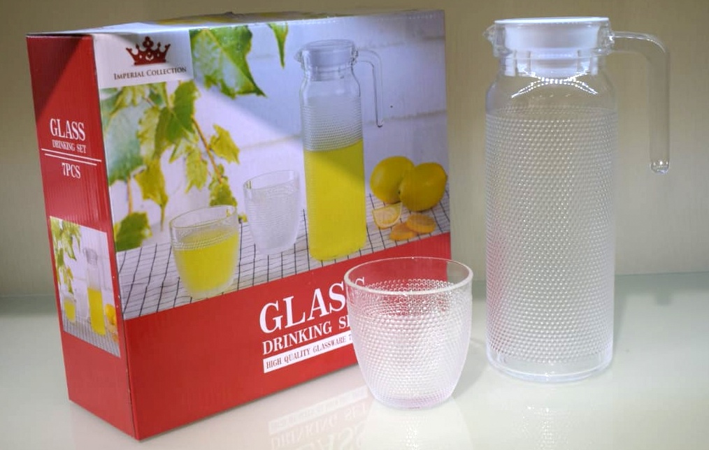 Imperial Glass Water Set - 7 Pieces | Daraz.pk