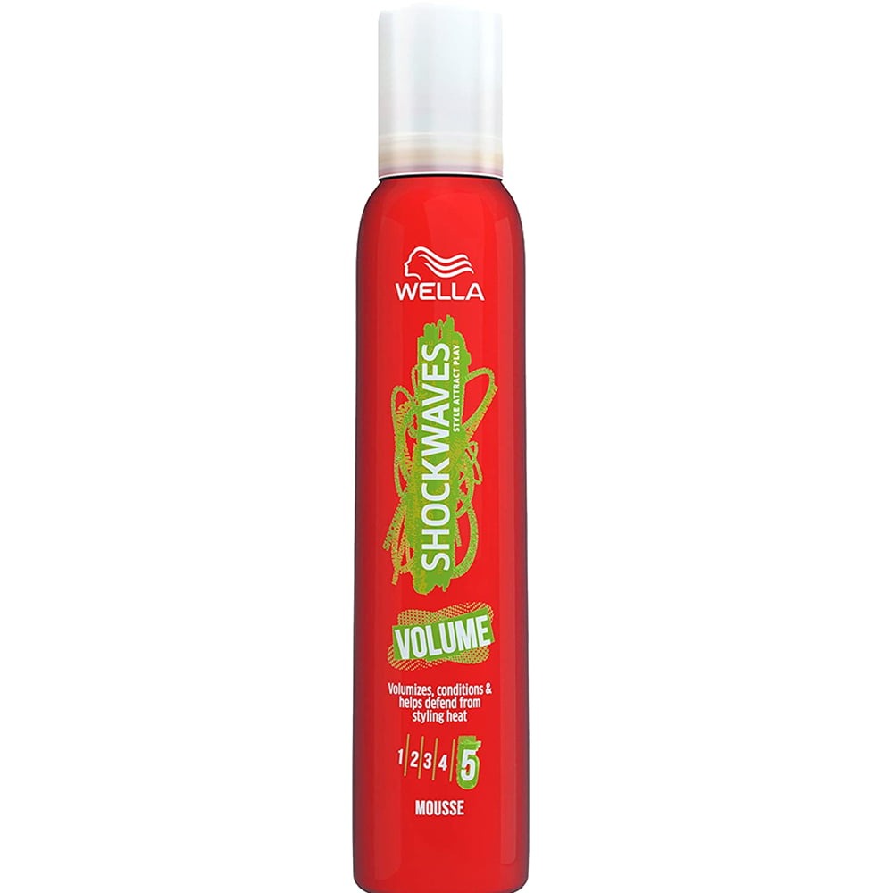 Wella New Wave Volume Mousse Heat Protection Styling 200ml | Daraz.pk