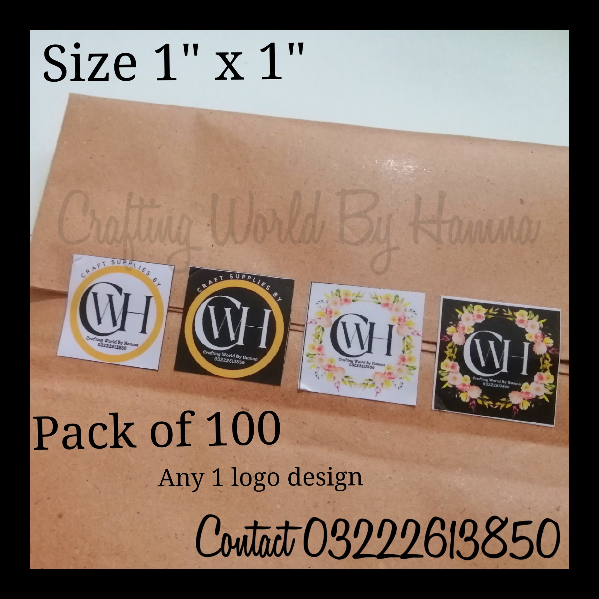 20/40/60/80/100/200 Logo stickers - Packing material – LOGO sticker for ...
