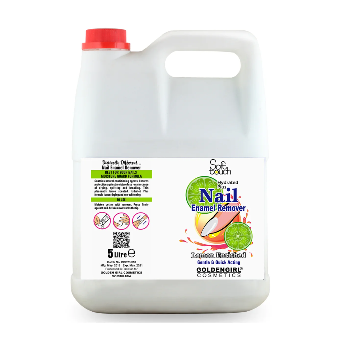 Soft touch Nail Enamel Remover 5Ltr | Daraz.pk