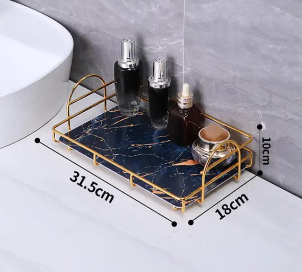 Cosmetics Storage Organizer Facial Care Product Storage Rack Wire ...