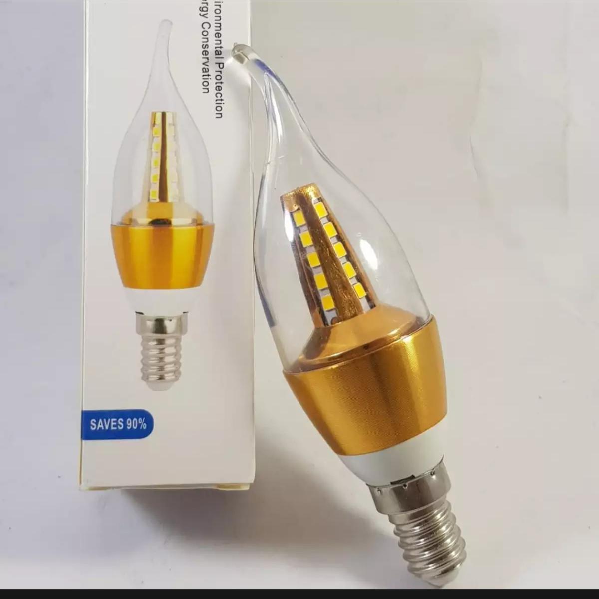 Led Candle Light Bulb Non-Breakable 5w AC 165~265V - E27 And E14 ...