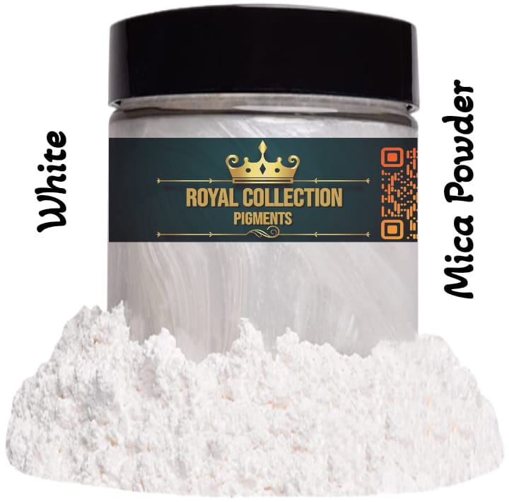 Mica Powder Pigment “White Mica” Multipurpose DIY Arts and Crafts ...